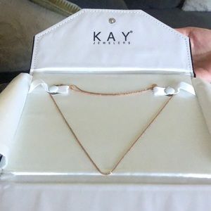 Kay Jewelers | Jewelry | 4k Kay Rose Gold Choker Necklace | Poshmark